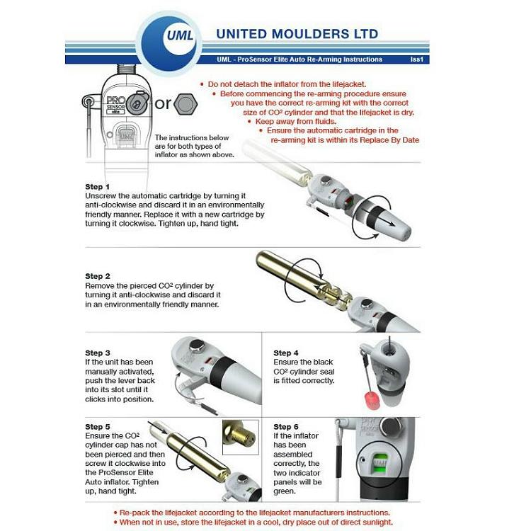 Crewsaver UML 38g Elite Pro-Sensor Rearming Kit-11331