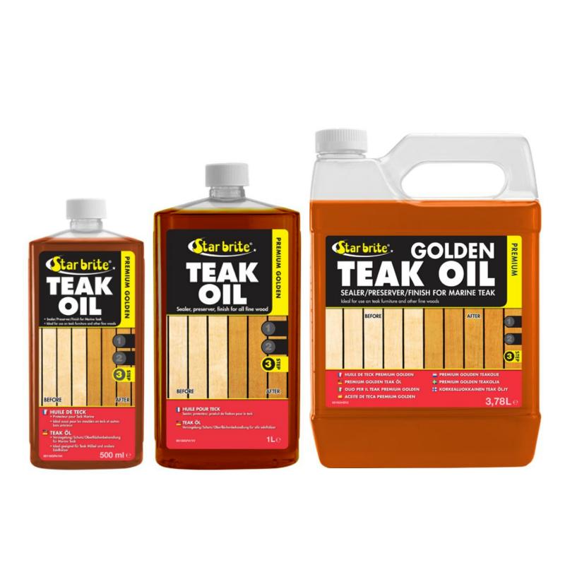 Starbrite Premium Teak Oil Step 3 Various 085116gf