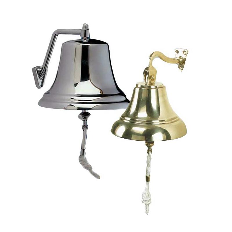 Ships Bell with Bracket 12" Brass 2106a j160224