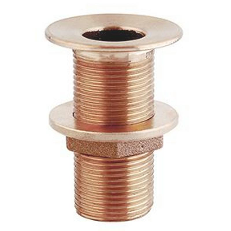 Bronze Through Hull Skin Fitting With Reverse Inclined Head 1/2" ms ...