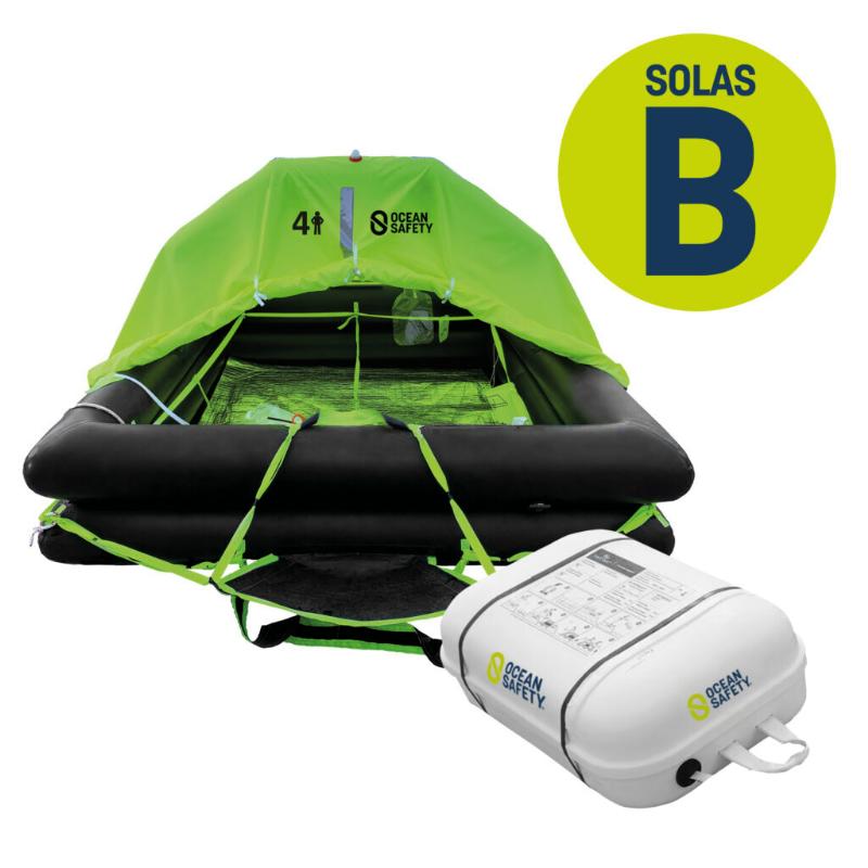 Ocean Safety Regatta Liferaft - SOLAS B Container- 6 Person raf1318