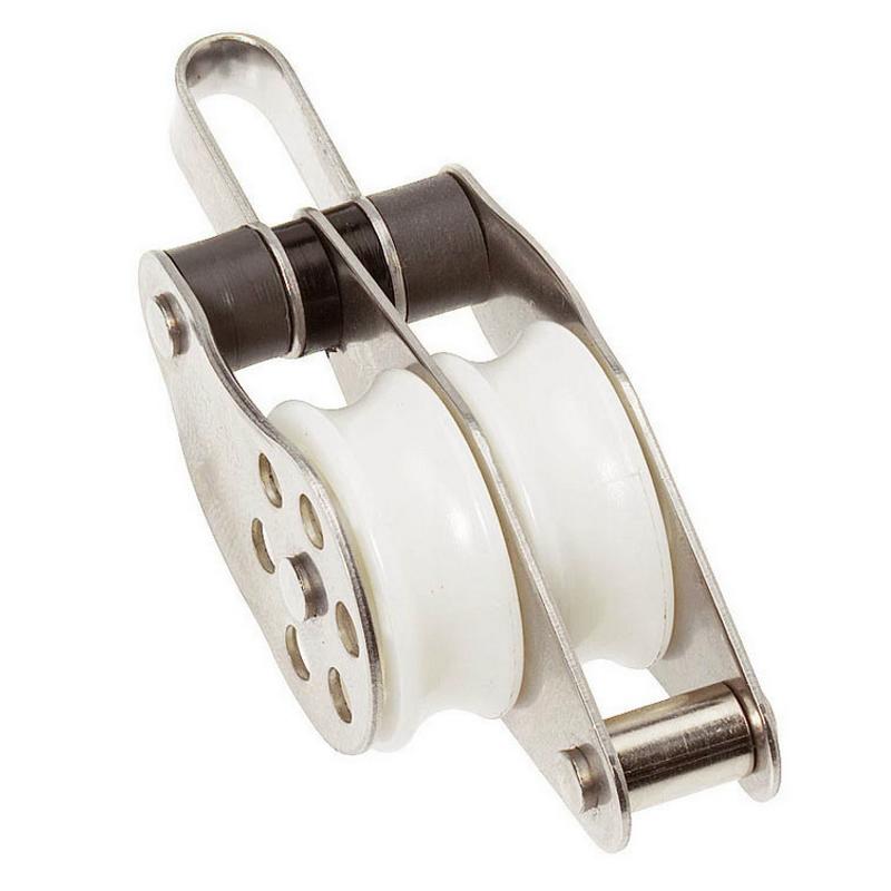 Barton Stainless Plain Sheave Block Double Fixed Eye Becket 30 mm 95121 ...