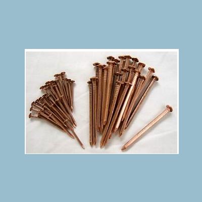Copper Rose Head Nails 3/4" x14 Gauge per 100 grams 5075/co/019/014 j160224