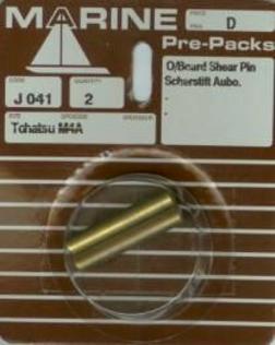 Shear Pins Tohatsu Outboard M4A M5A Two Pack j041 j160224