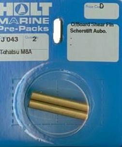 Stainless Tohatsu (Large) Outboard Shear Pins M8A M9.8A M12A
