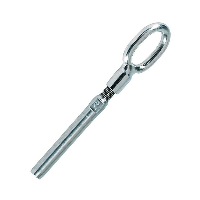 Blue Wave Rigging Swage Lifeline/Guardrail Removable Eye Terminal 5 mm ...