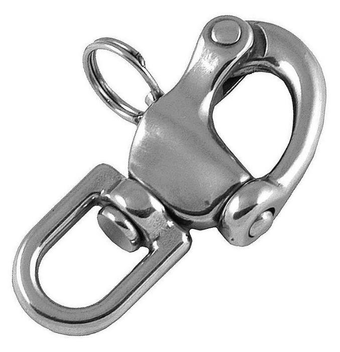 EDEC Standard Stainless Swivel Eye Snap Shackle 16 mm 102129 j160224