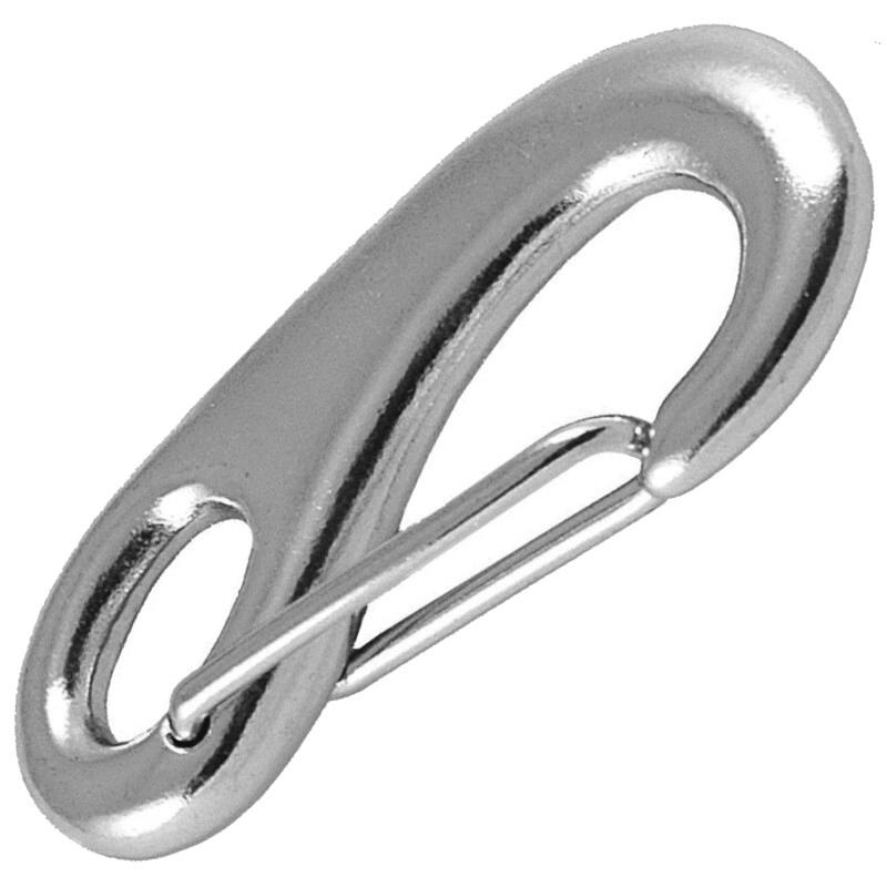 EDEC Stainless Steel Spring Snap Hook 69 x 13mm 732270 j160224