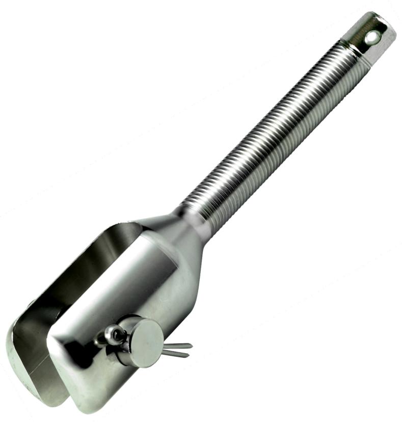 Blue Wave UNF Stainless Steel Threaded Machined Fork Right Hand 1/2 ... Blue Wave UNF Stainless Steel Threaded Machined Fork Right Hand 1/2 ...