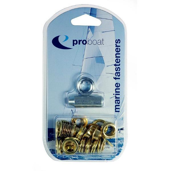 Proboat Brass Eyelet Kit 3/8 ins 9.5mm pack Quantity 25 10110 j160224