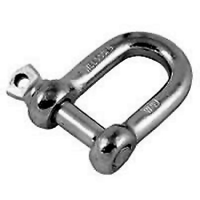 EDEC Galvanised D Shackles pair 10mm 901110 j160224