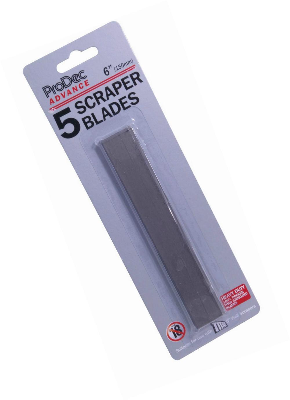 Scraper Blades For 6" Scrapers Pack - 5 albl004 j160224