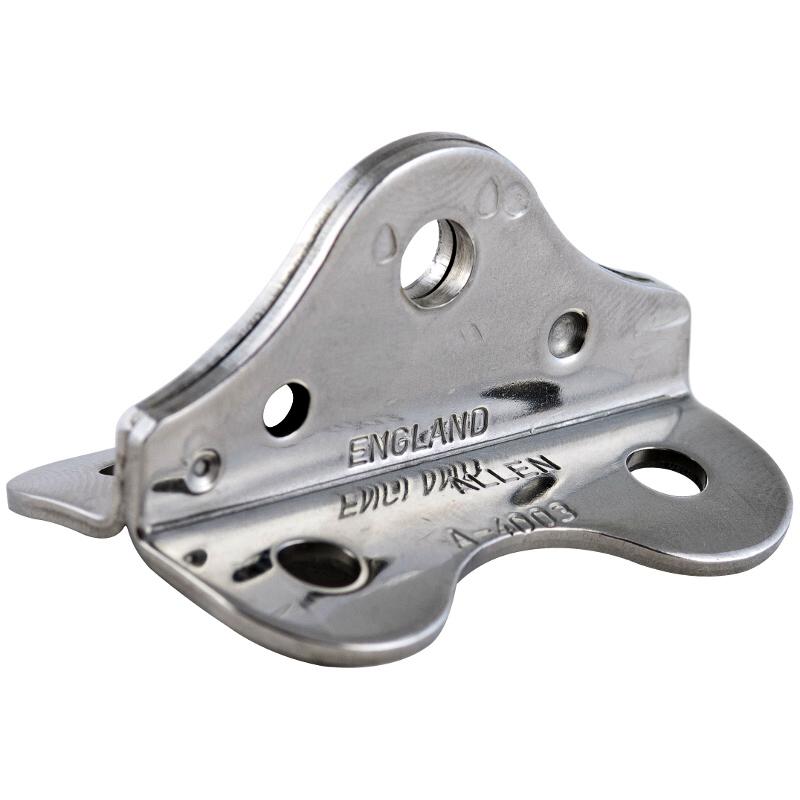 Curved Mast Plate 5 mm Hole Stainless Steel 4003-m j160224