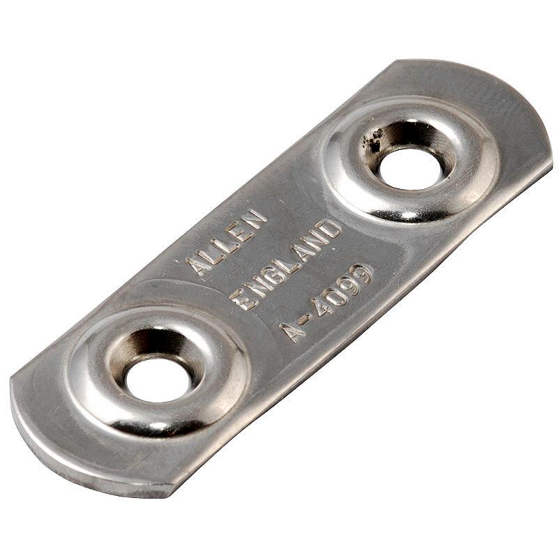 Toe Strap Plate Stainless Steel Pair 51 mm 4099 j160224