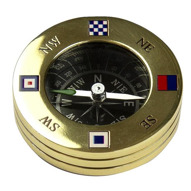 Compass Point Code Flag Compass Paperweight 4319 j160224