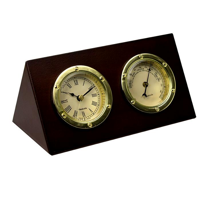 Desktop Clock & Barometer Set 17cm 6783 j160224
