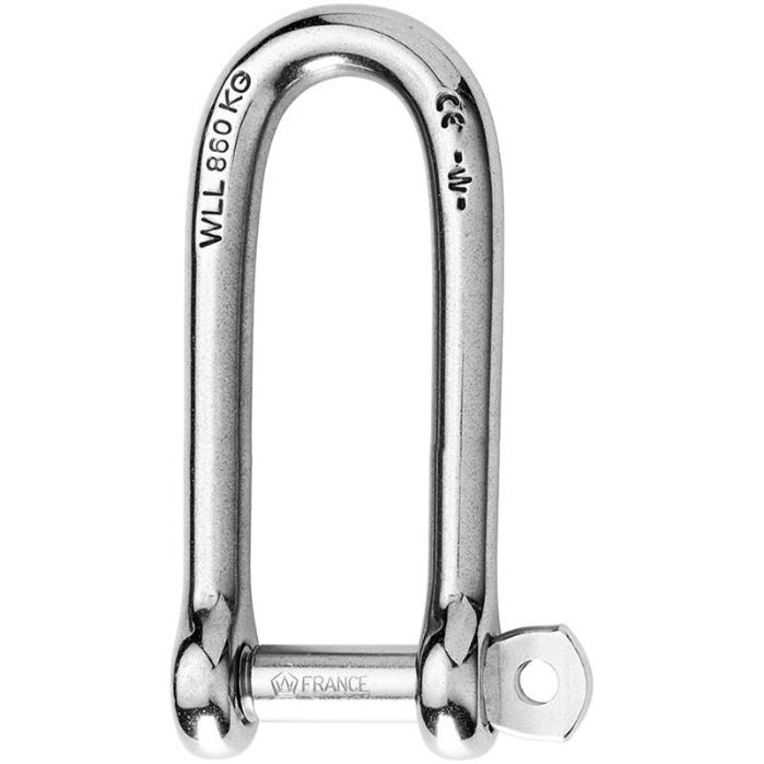 Wichard Long D Captive Pin Forged Shackle CE Stamped 5 mm 1412 j160224