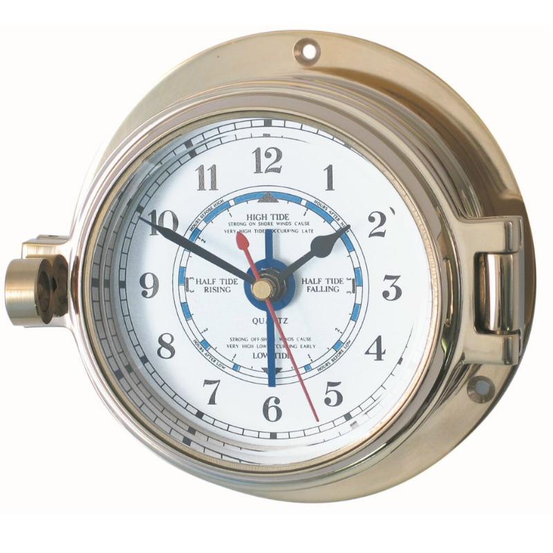 Meridian Zero Channel Tide Clock Brass 18029 j160224
