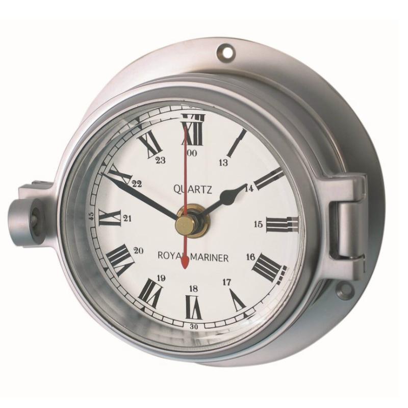 Meridian Zero Channel Clock Matt Chrome 18040 j160224