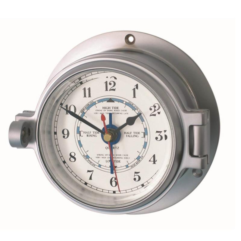 Meridian Zero Channel Tide Clock Matt Chrome 18042 j160224
