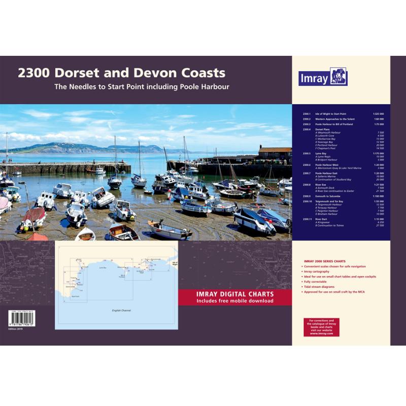 Imray Chart 2300 Dorset and Devon Coast Chart Pack - 2300 2300 j160224