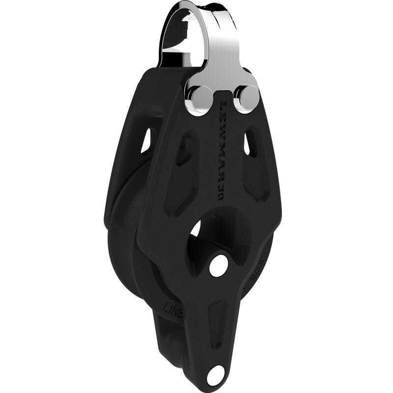 Lewmar 30 mm Control Block Single with Fixed Strap and Becket ...