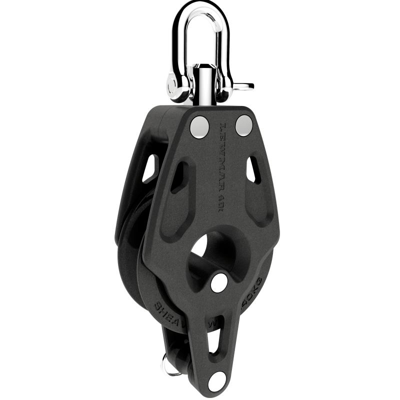 Lewmar 40 mm Control Block Single with Becket 29901424bk j160224