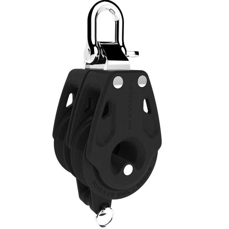 Lewmar 40 mm Control Block Double with Becket 29901425bk j160224