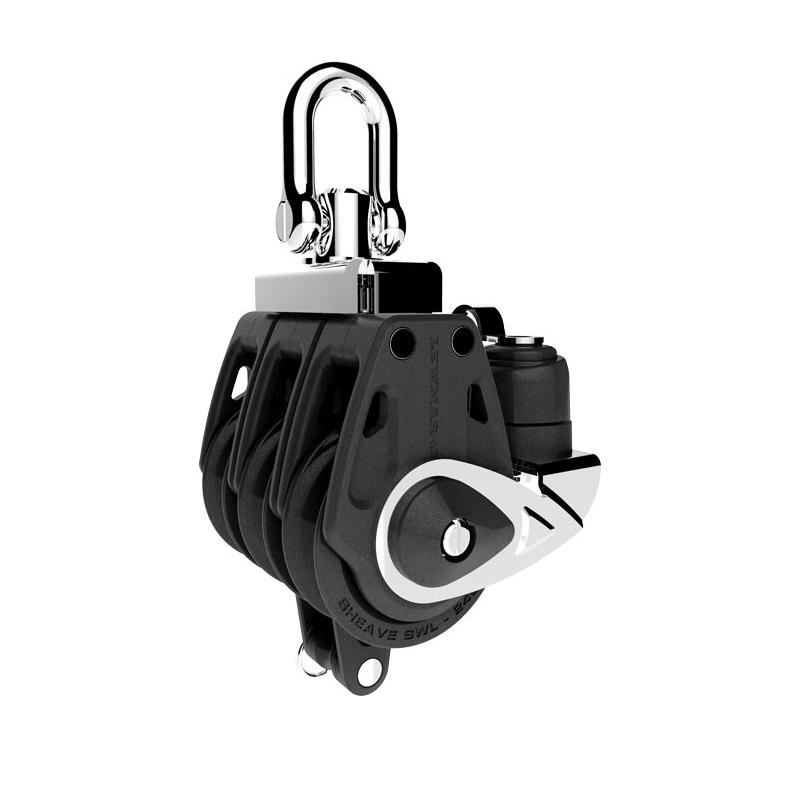 Lewmar 40 mm Control Block Triple Becket Cleat 29901430bk j160224