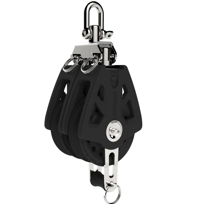 Lewmar 50 mm Synchro Block Double with Becket 29925005bk j160224