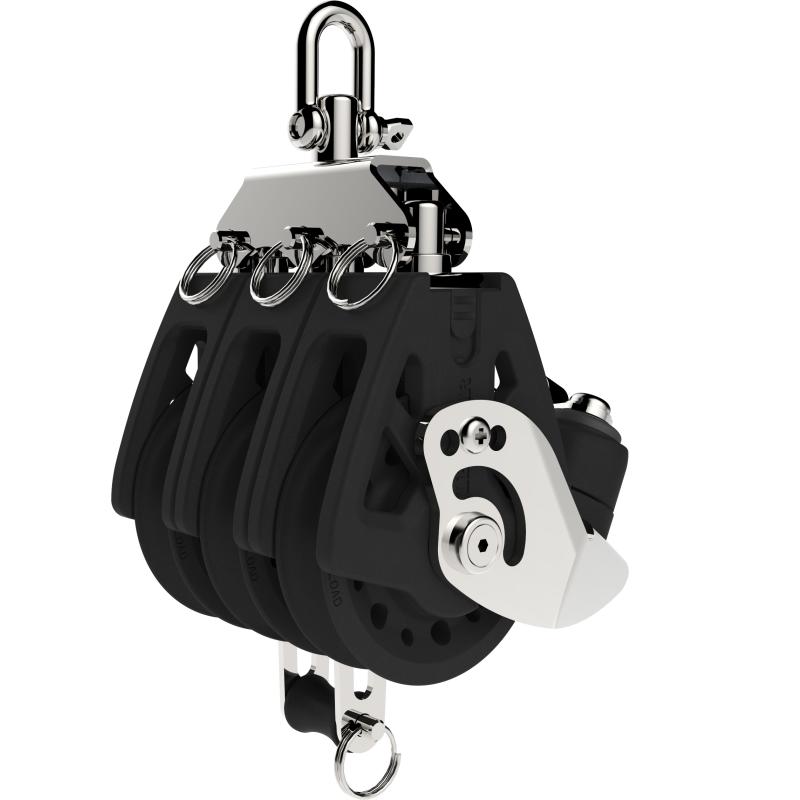 Lewmar 50 mm Synchro Block Triple with Becket and Cam 29925010bk j160224