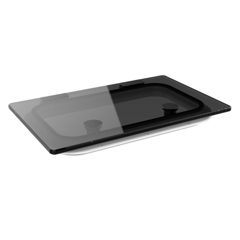 Lewmar Flush Hatch 3G Size 20 Dark Grey Acrylic ! 399204924 j061123