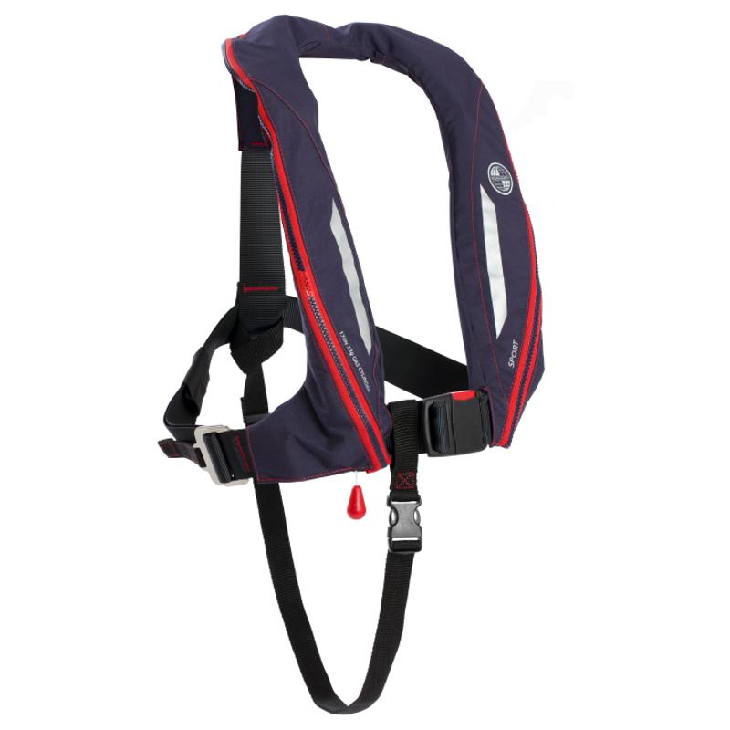 Ocean Safety Kru Sport 170 UM Auto Life Jacket Navy lif7335 j160224