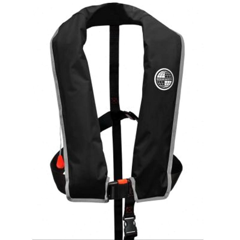 Ocean Safety Kru XF Manual Life Jacket 170N Black