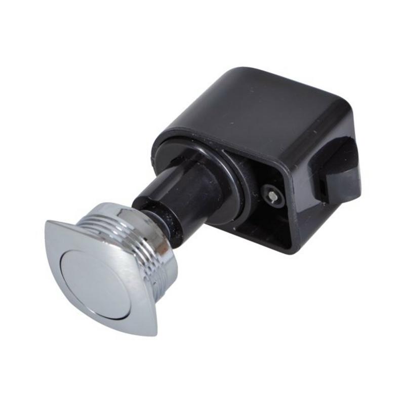 Push Button Self-Latching Chrome Plated Cabinet Latch Convex 14.543.033 ...
