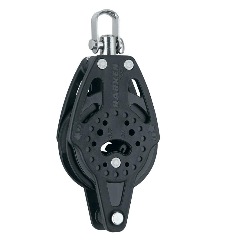 Harken 75 mm Carbo Ratchet Block Single Swivel 2671 j160224