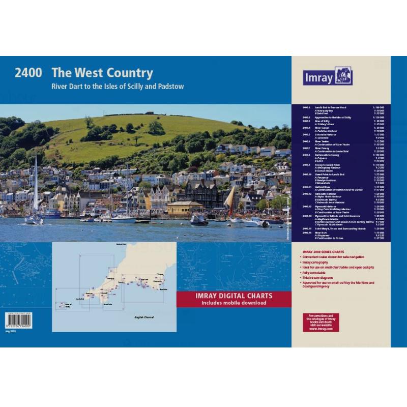 Imray 2400 West Country Atlas Folio 2400 2400 j160224