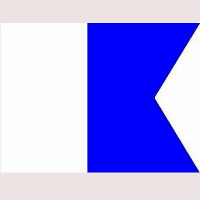 Code Flag A - Diver 42021-A j160224