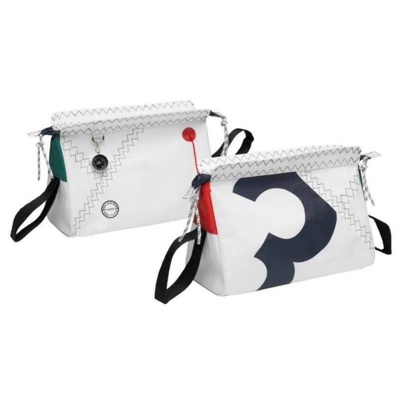 Sail Cloth Toiletry Bag Sea Shell Navy tm1006-1