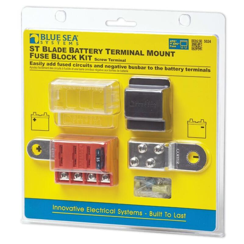 Blue Sea Systems ST Blade Battery Mount Fuse Block bss5024 j160224