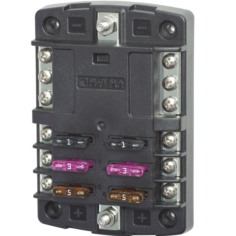 Marine Fuse Block Blue Sea 5023 ST Blade Battery Terminal Mount Fuse