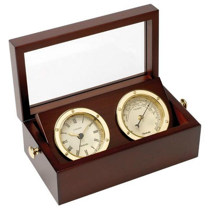 Nauticalia Brass Clock & Barometre 5345 j160224