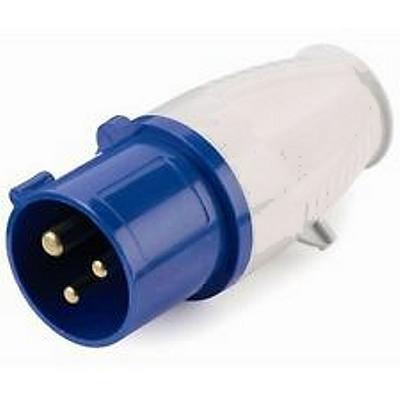 Mains Site Plug Male 16 amp Blue 240v sf-013 j160224