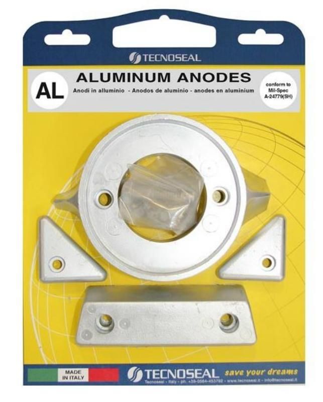 Tecnoseal Volvo Penta 290 Aluminium Anode Kit kitvolvo290al-c j160224