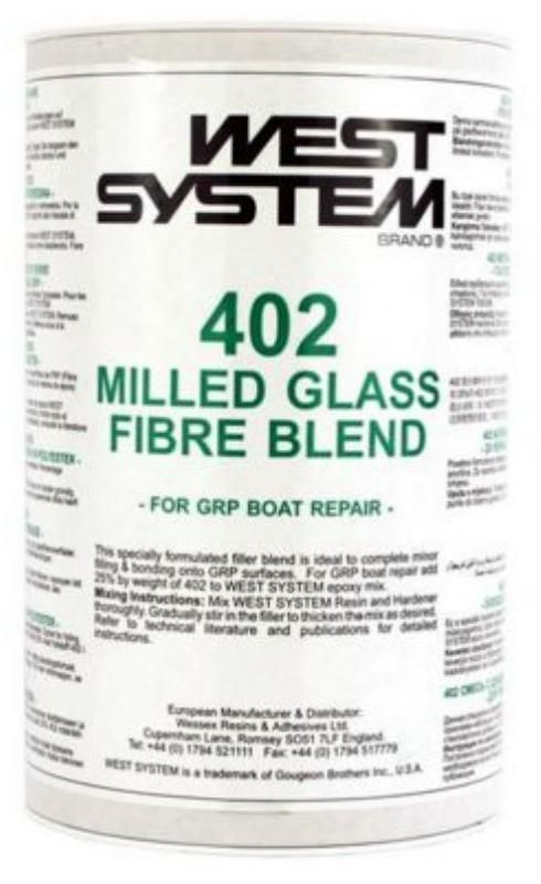 West Systems 402A Milled Glass Fibre Blend 1kg ws-402a j160224