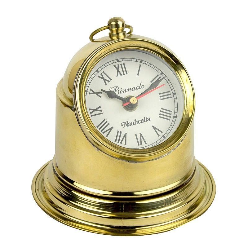 Nauticalia Binnacle Clock Brass 13cm 2105 j160224