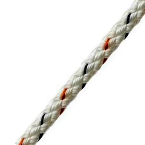 Marlow Rope 8 Plait Pre-Stretched Polyester 06mm - White - jb0100