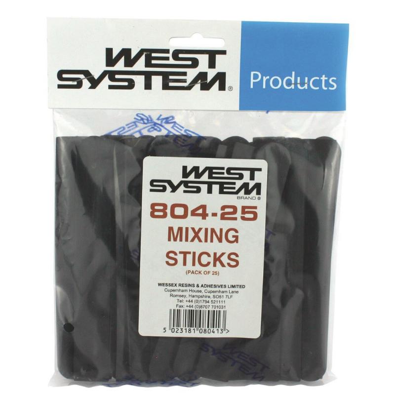 West System 804 Reusable Plastic Mixing Sticks (Pack of 25). ws-804-25 ...
