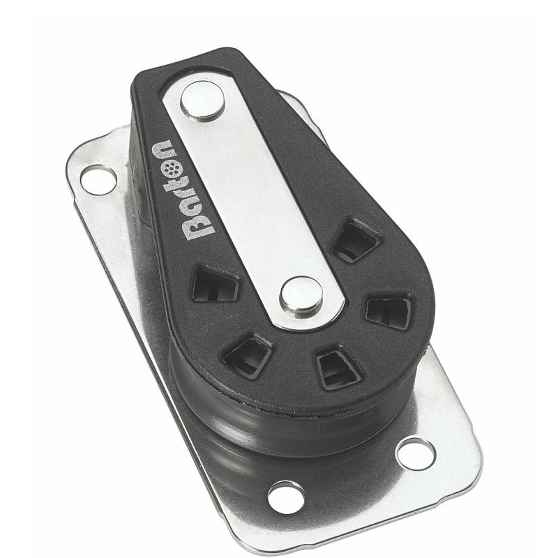 Barton Block Size 3 Plain Bearing Single Cheek Block 45mm 3160 j160224