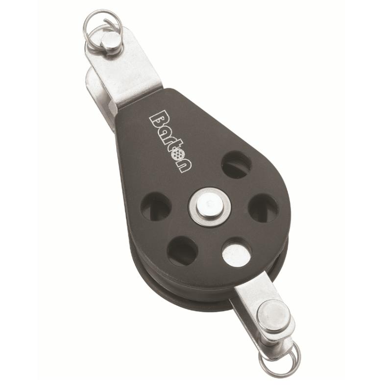 Barton Block Size 5 Ball Bearing Sheave Single Double Tang Bkt 15091 ...